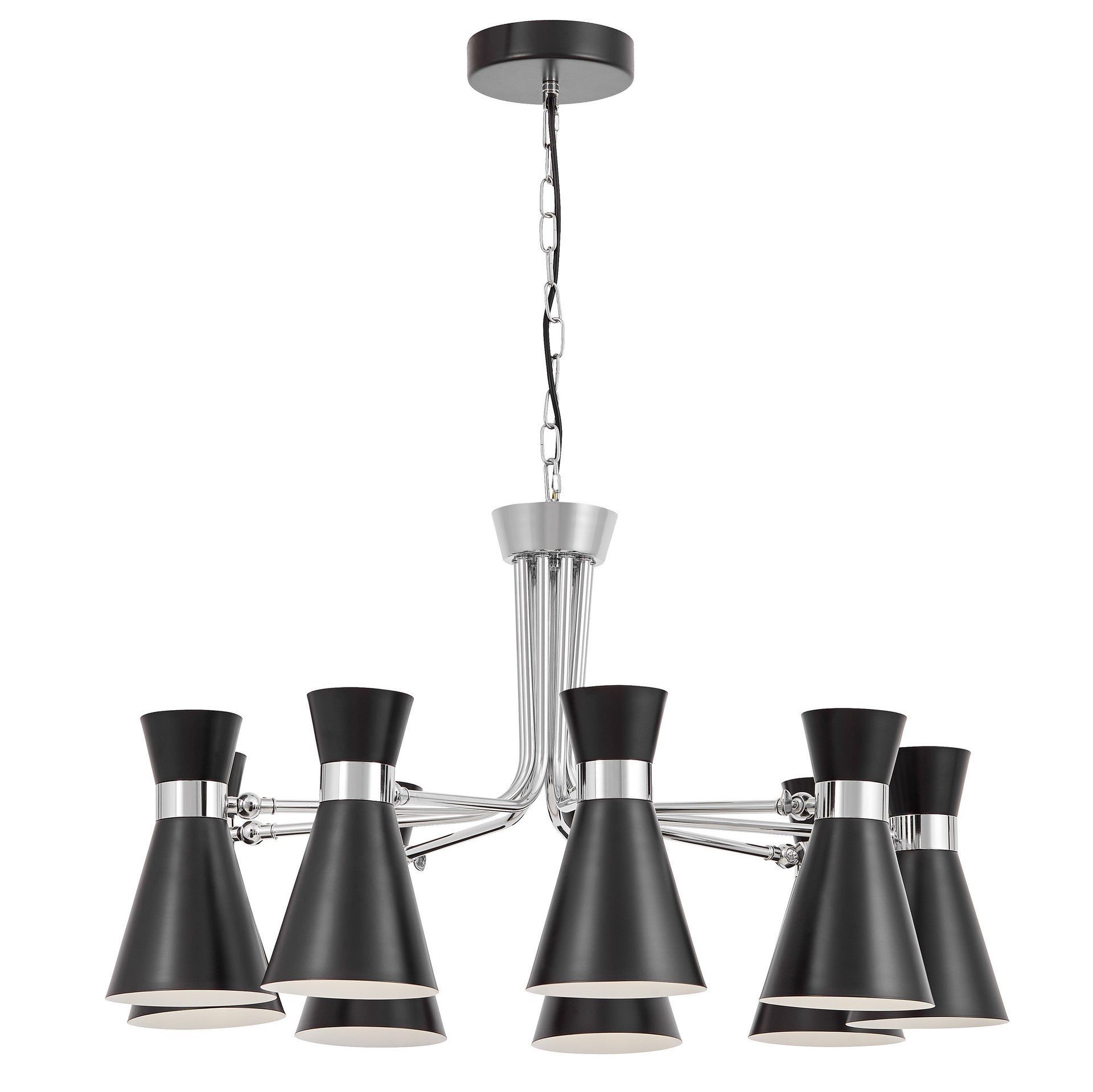 Lumina Deco Sena 9L chandelier E27, D 85cm – DECOVIX