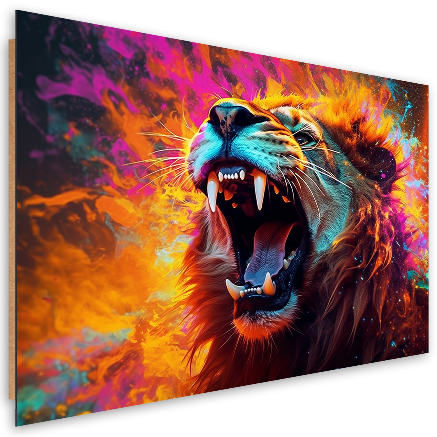 Deco panel print, Lion Roar Abstract – DECOVIX